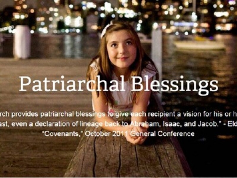 Patriarchal Blessing - LDS Living